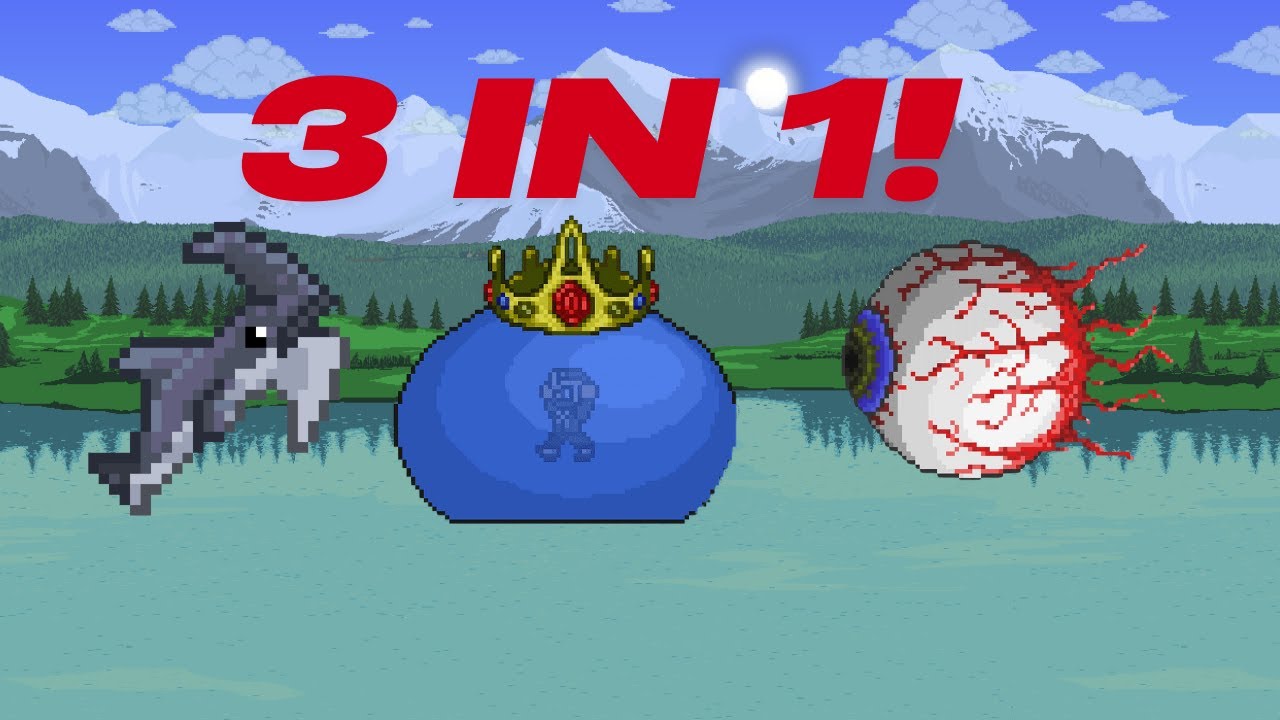 Reaver shark and King slime & EOC (Terraria Melee playthrough Ep.2 ...