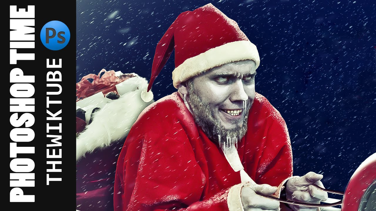 Merry Christmas - Speed Art (Photoshop) - YouTube