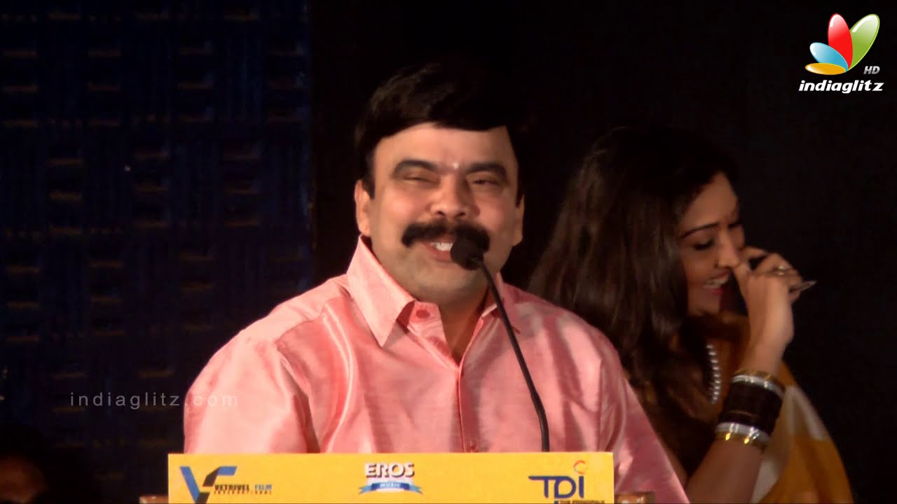 Power Star Srinivasan's Funny Speech at Narathar Audio Launch | Premji ...
