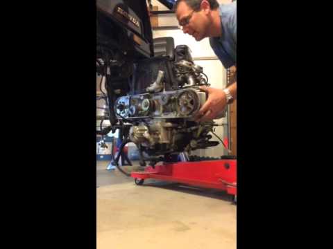 GL1200 engine removal WITH carbs - YouTube