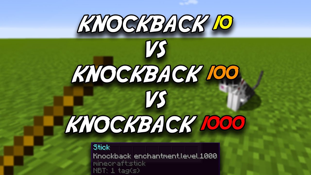 Knockback 10 VS Knockback 100 VS Knockback 1000 - YouTube
