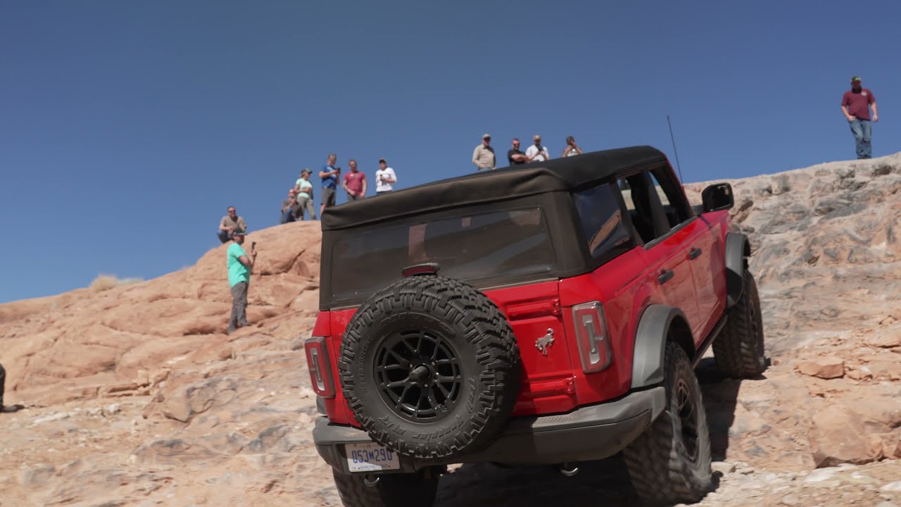 Rock Crawling Moab In New Ford Bronco! - YouTube