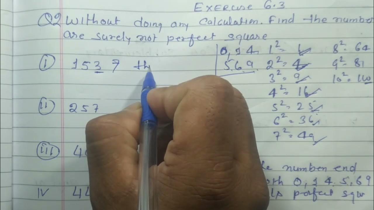 Class 8 - Exercise 6.3 - Q 2 | Without doing any calculation.Find the number are surely not ...