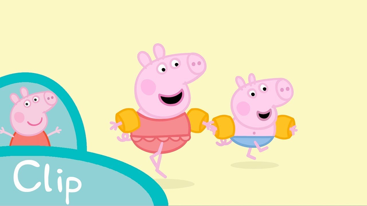 Peppa Pig Episodes - At the beach (clip) - YouTube