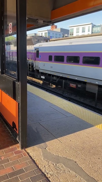 Inbound Haverhill Line Commuter Rail departing Malden Center #mbta # ...