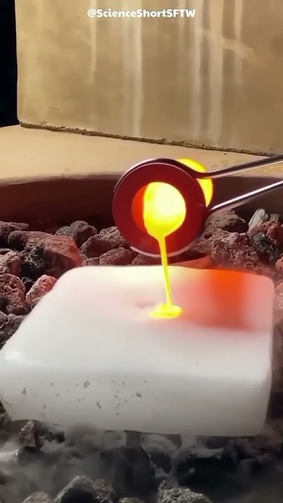 what would happen if you put dry ice on hot sand ? - YouTube