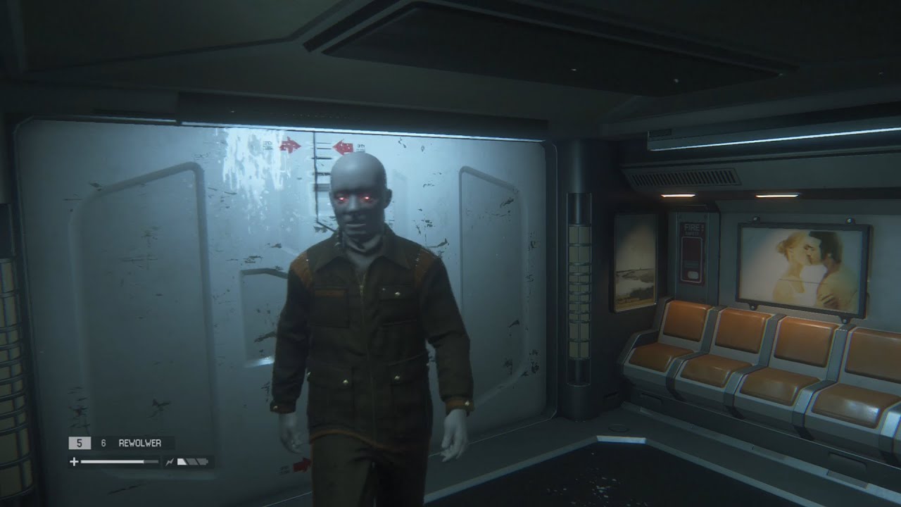 Alien: Isolation - Elevator ride with Working Joe - YouTube