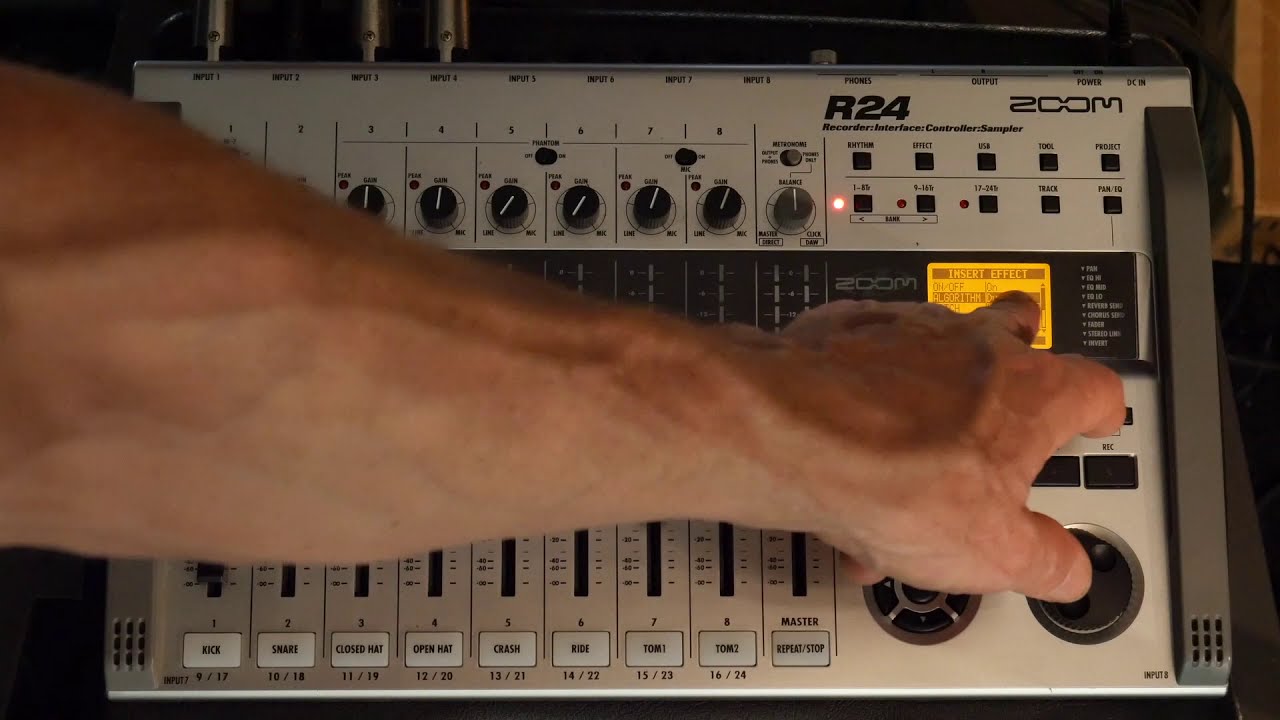 ZOOM R24: Making a Record. EP2. Glyn Johns Drum Mic Technique. Setting ...