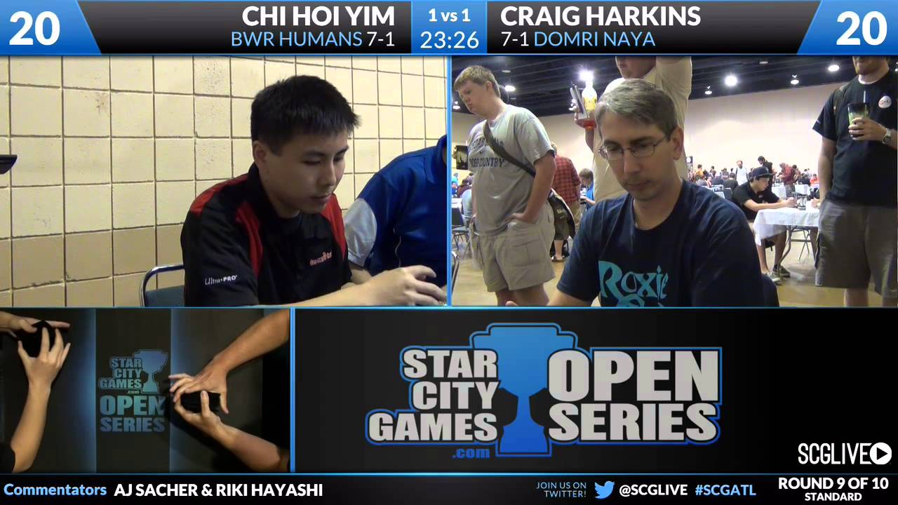 SCGATL - Standard - Round 9 - Chi Hoi Yim vs Craig Harkins - YouTube