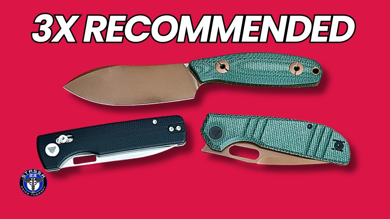 3 Amazing New Affordable Trivisa Knives Reviewed! - YouTube
