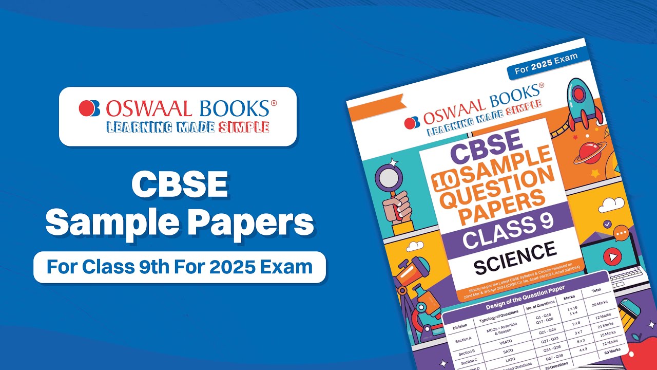 CBSE Sample Papers for Class 9 by OswaalBooks | Latest Syllabus & 50% ...