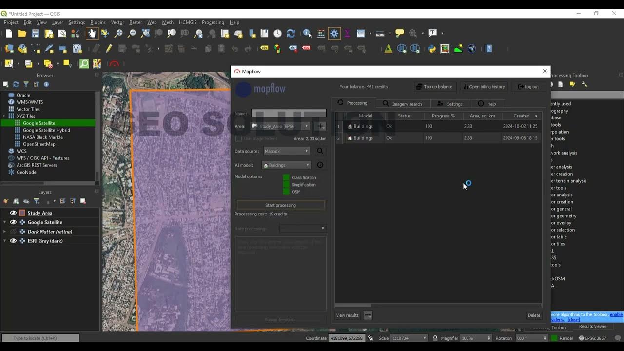 QGIS Automatically Digitize Building using MapFlow plugin - YouTube