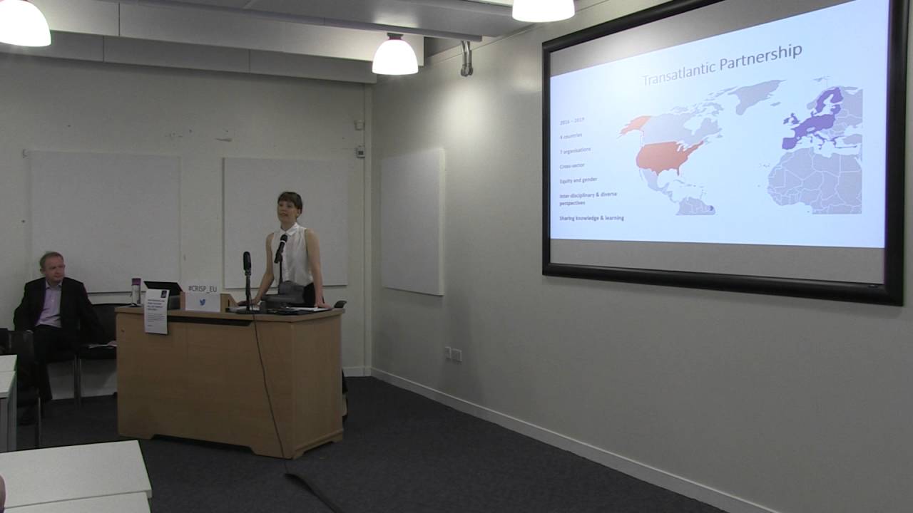 Anna Macintyre opens the Launch of CRISP - YouTube