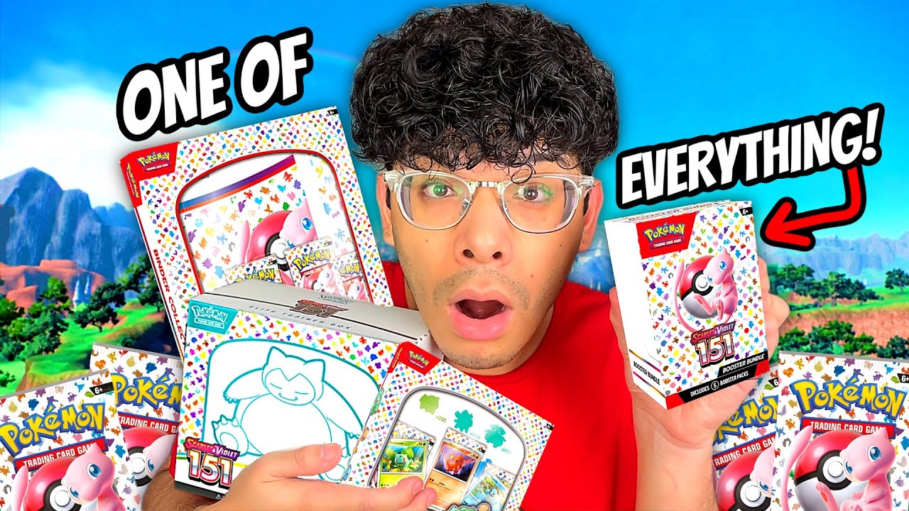 I Bought ONE OF EVERYTHING From The Newest Pokemon Card Set! (Huge 151 ...