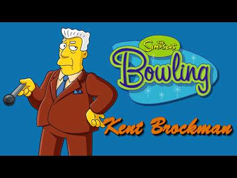 All Kent Brockman Voice Clips • The Simpsons Bowling Game • All Voice ...