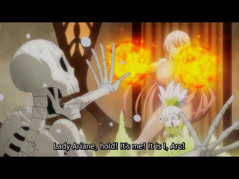 Lady Ariane Catches Arc Taking a Bath 😳😂 | Gaikotsu Kishi-Sama ...