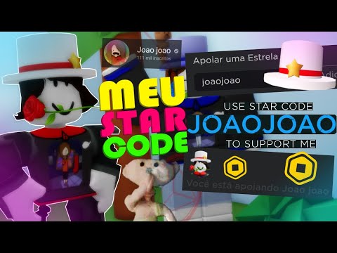 Ganhei meu STARCODE no Roblox! Use ele para me apoiar! - YouTube