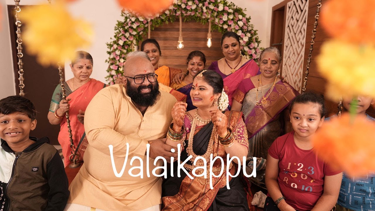 A beautiful Iyer Valaikappu Seemantham.. - YouTube