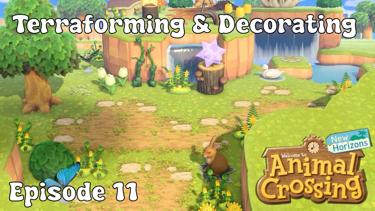 Terraforming & decorating my island in Animal Crossing: New Horizons ...