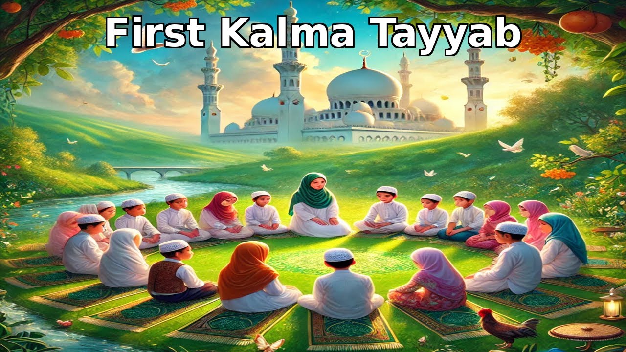 First Kalma Tayyab Islamic Cartoon for Kids Learn with Fun - YouTube