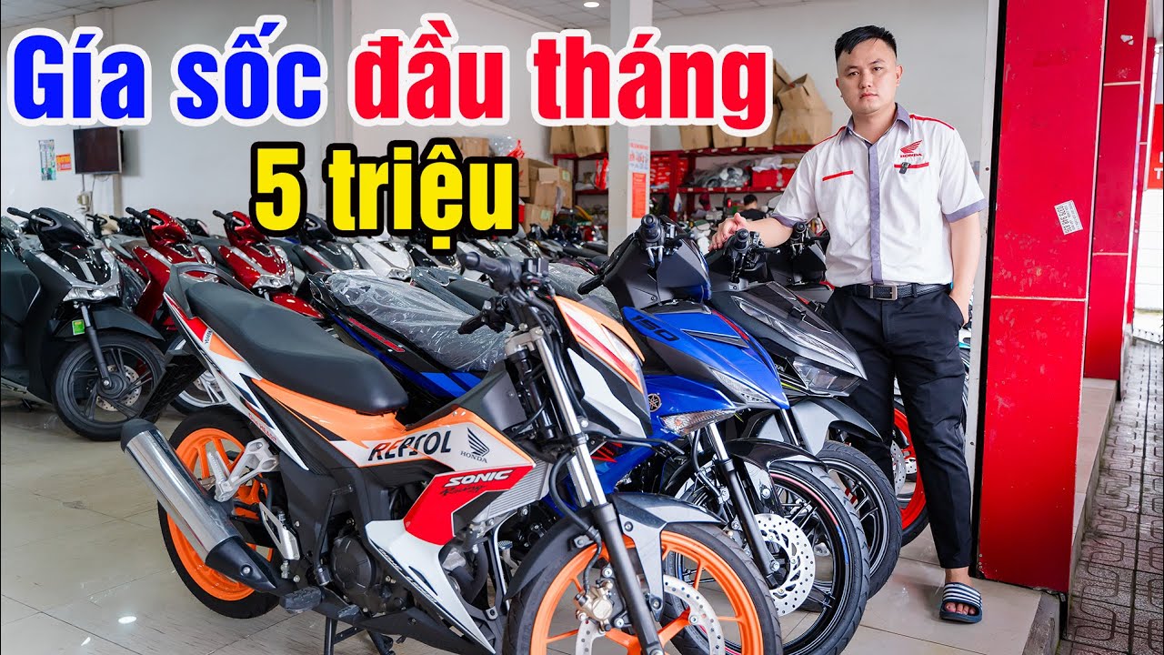 GIÁ SỐC SONIC EXCITER 150 MXKING EX155 ABS PG1 WINNER V4 SỐC 5 TRIỆU XE ...