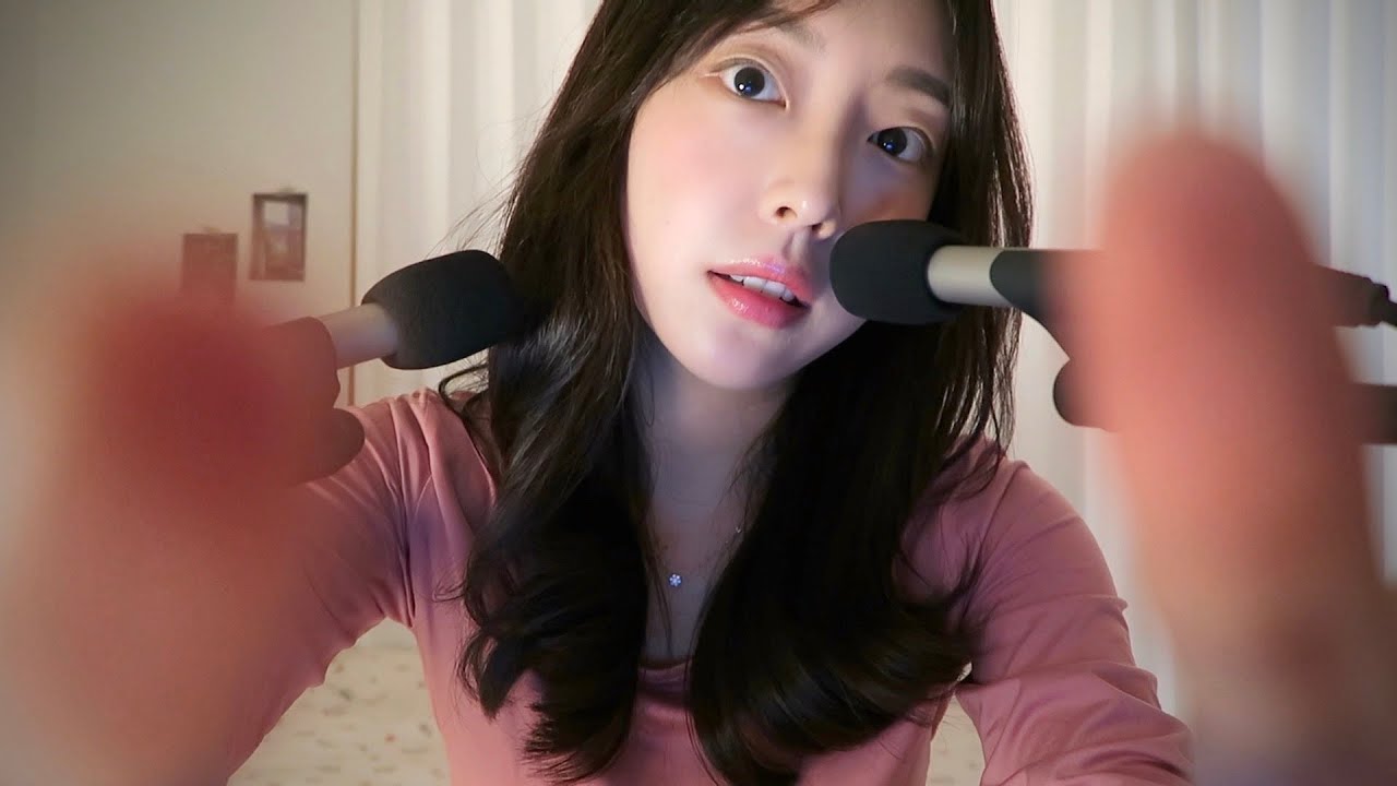 ASMR 단어반복 하면서 핸드무브먼트 | 시각적 팅글 도저어언🔥| Hand movements+Korean Trigger ...