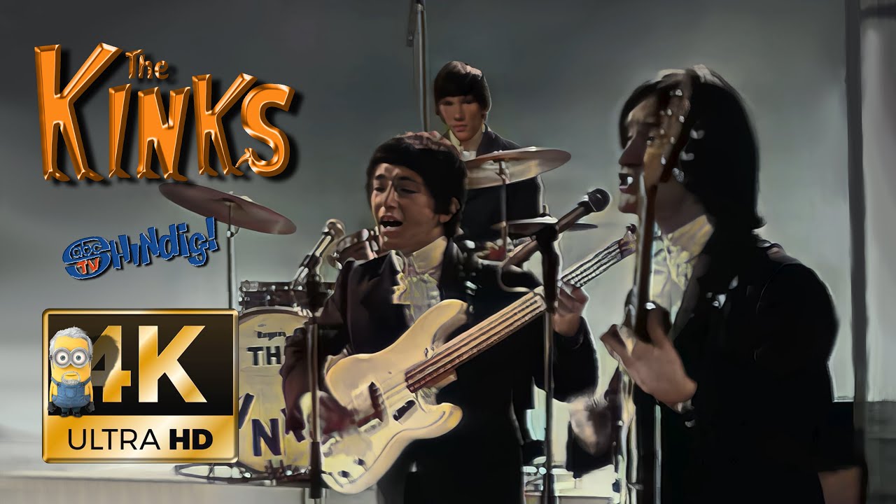 The Kinks AI 4K Colorized Enhanced - All Day And All Of The Night (Live ...