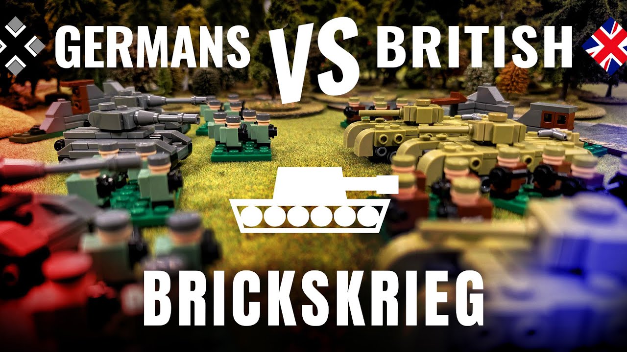 World War 2 Wargaming With Bricks!? BricksKrieg Battle Report - British ...