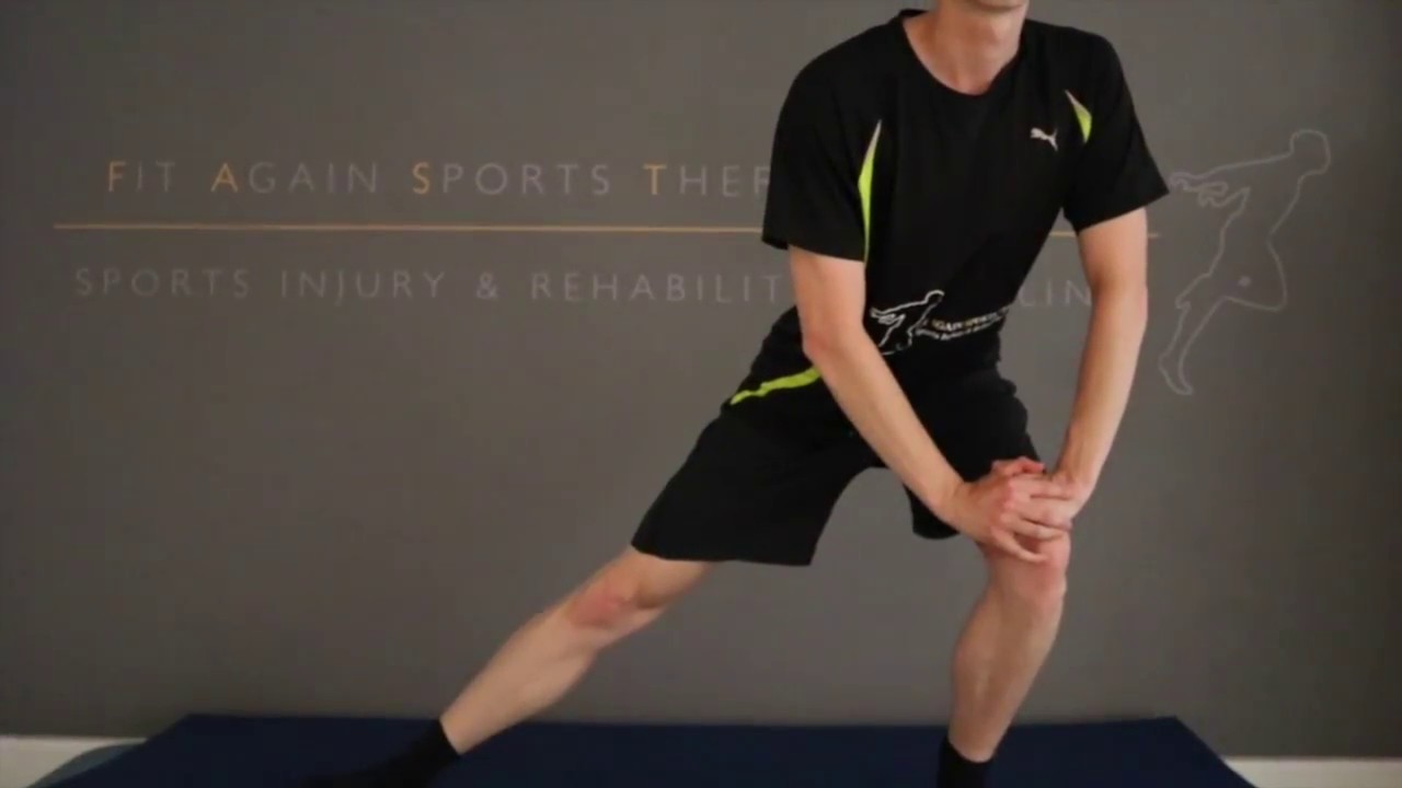 Side-Lunge Adductor Stretch - YouTube