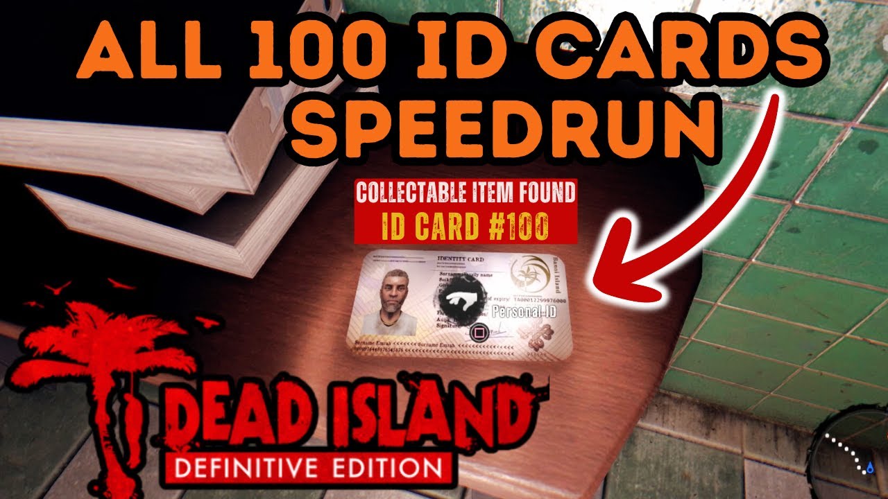 Dead Island: All ID Cards Speedrun - YouTube