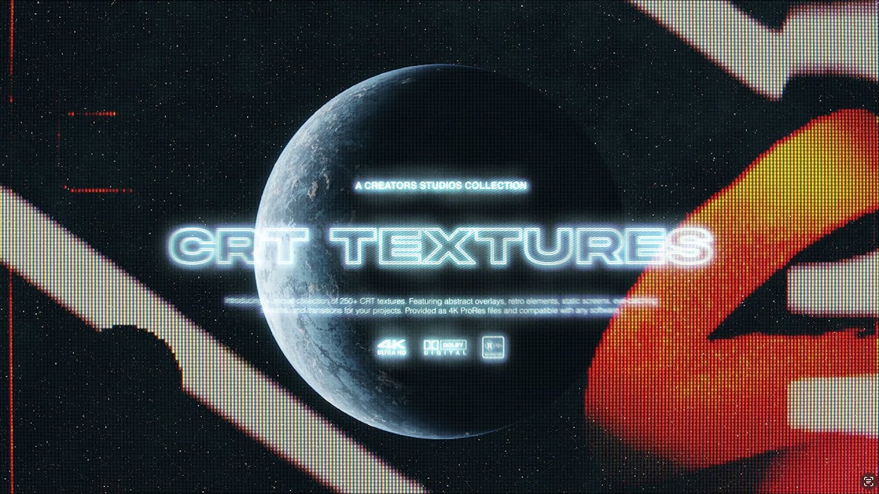 CRT Textures - 350+ Retro Analog Textures (4K) - YouTube