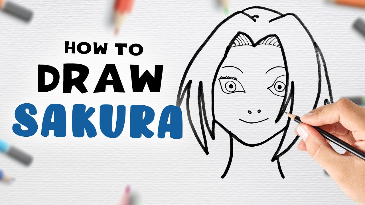 How to Draw Sakura from Naruto | Sakura Easy Draw Tutorial | Step by ...