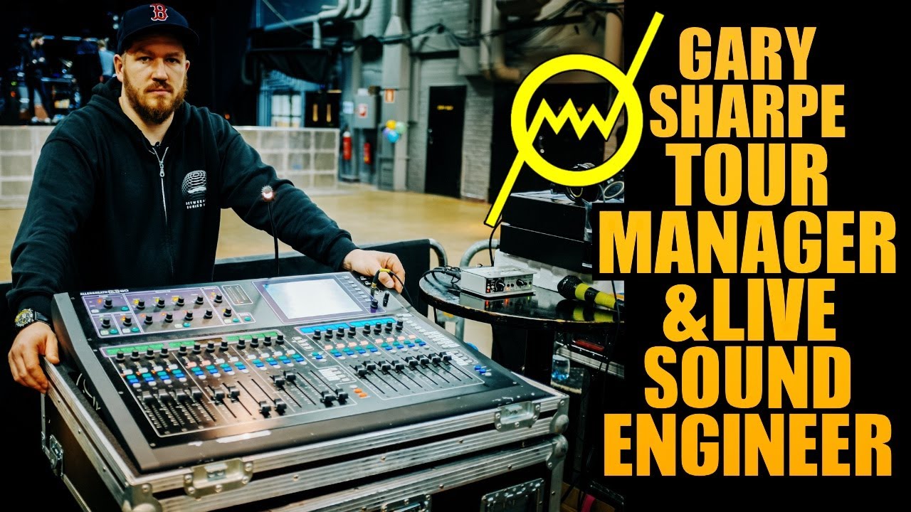 Meet MW Tour Manager/Live Sound Engineer: Gary Sharpe #tourmanager #soundengineer - YouTube