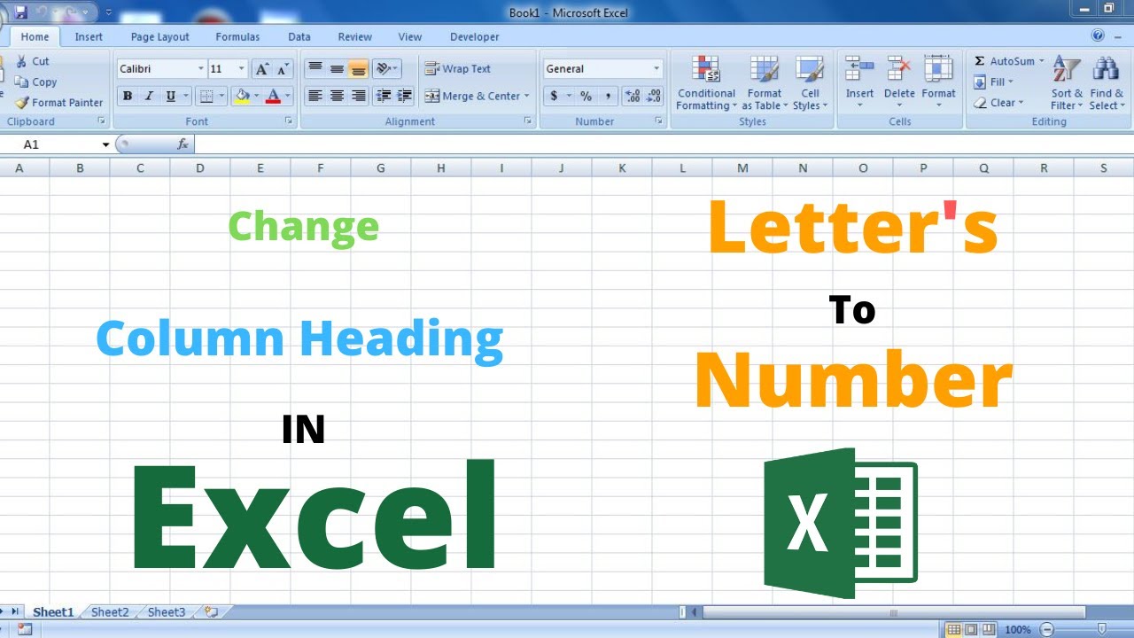 Excel లో Column Heading ని Letter's నుంచి Number's లోకి ఎలా Convert ...
