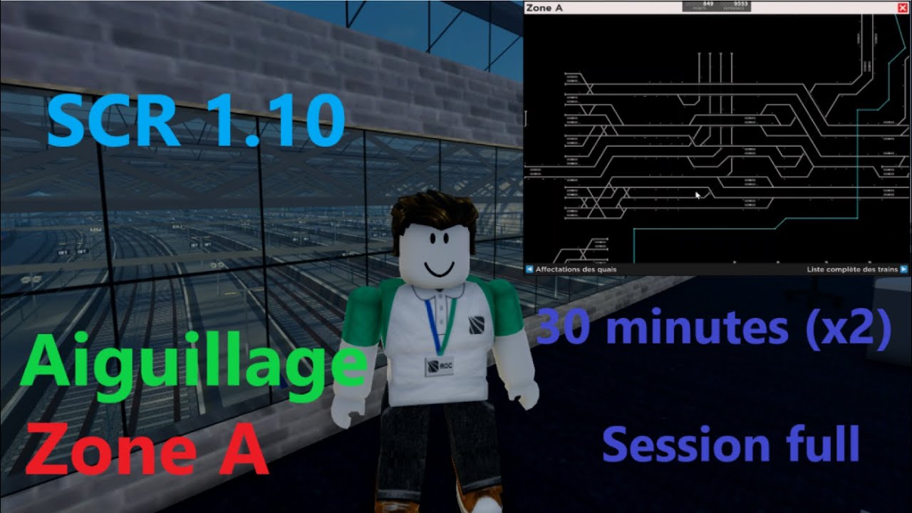 [SCR 1.10] Aiguillage de la Zone A - YouTube