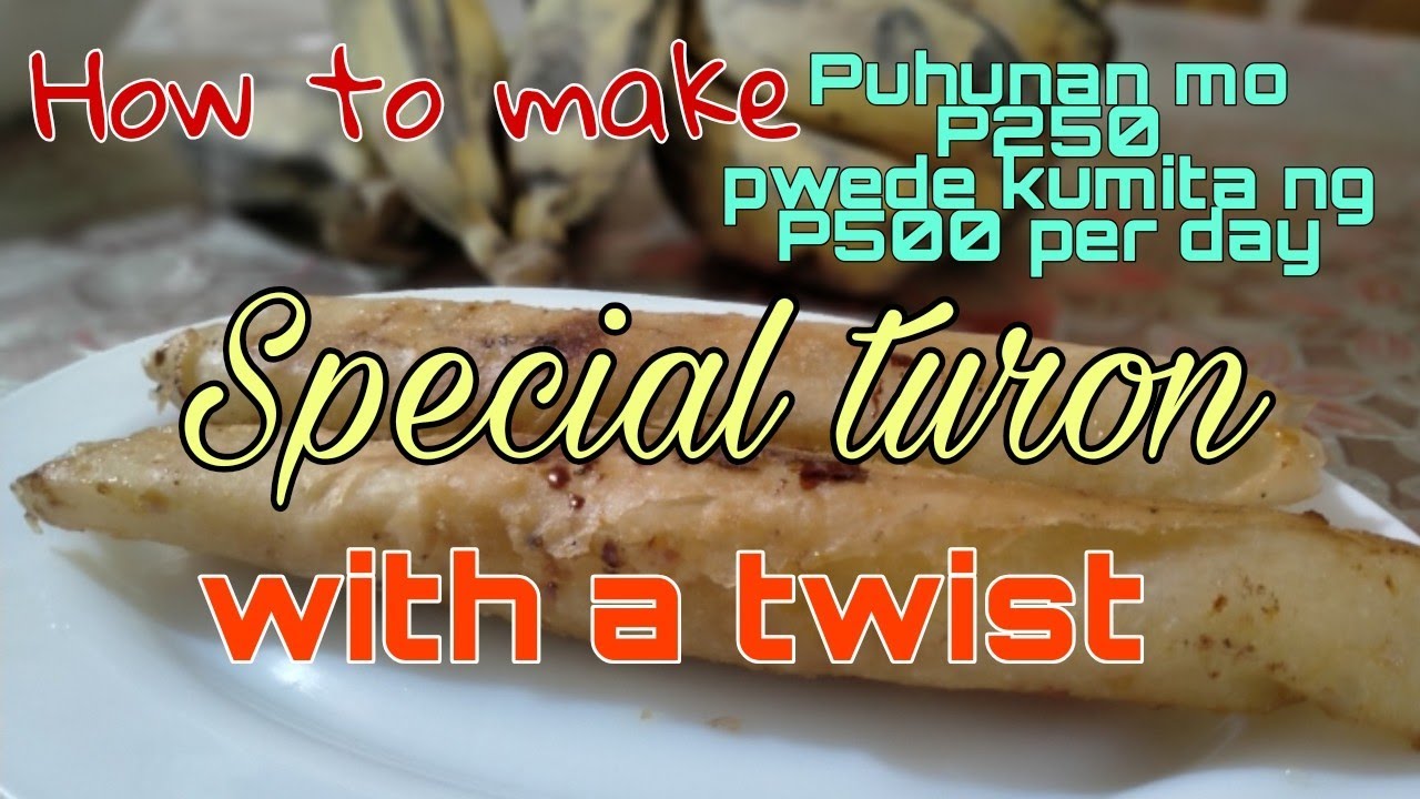 "How to make Special Turon" - YouTube