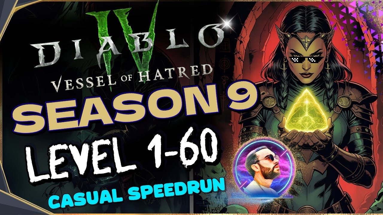 Diablo 4 SEASON 9!! Casual Speedrun! Viewers Welcom! Battle Tag ...