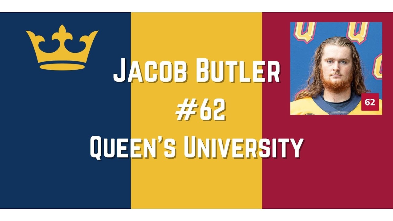 Jacob Butler Queen's Football Highlights 2022 - YouTube