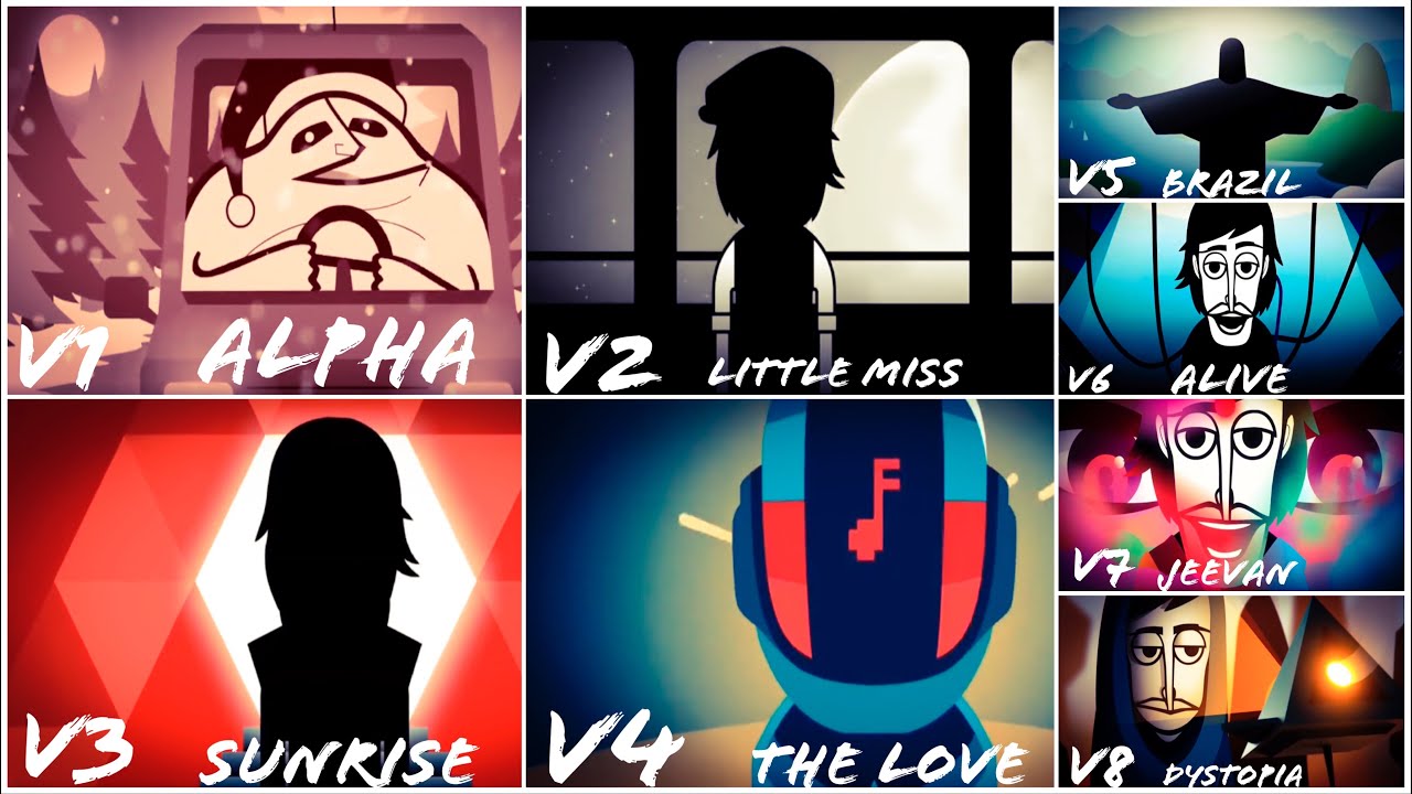 Incredibox - All Bonus Level V1-V8 |2009-2020|