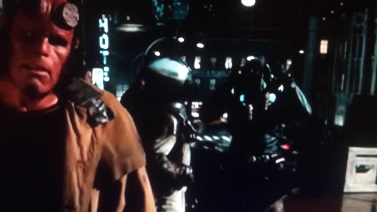 Hellboy true form through goggles - YouTube
