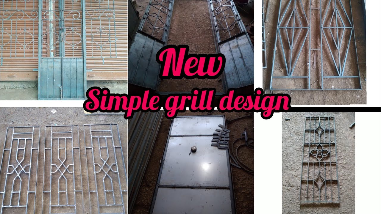 New 23 iron grill design & Simple grill design@@@ - YouTube