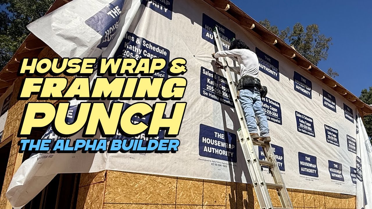 House Wrap Installation Done Right and Framing Punch Out Details - YouTube