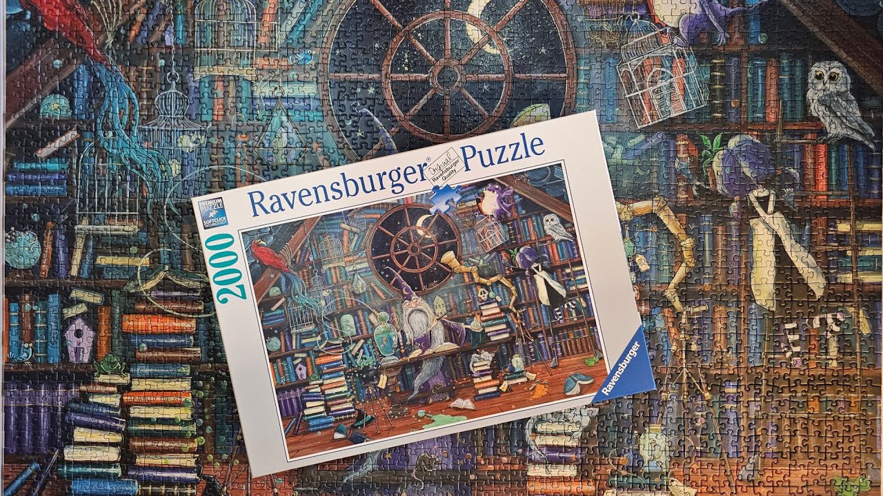 Jigsaw Puzzle Time-Lapse: Magical Merlin - 2000 Pieces By: Ravensburger ...