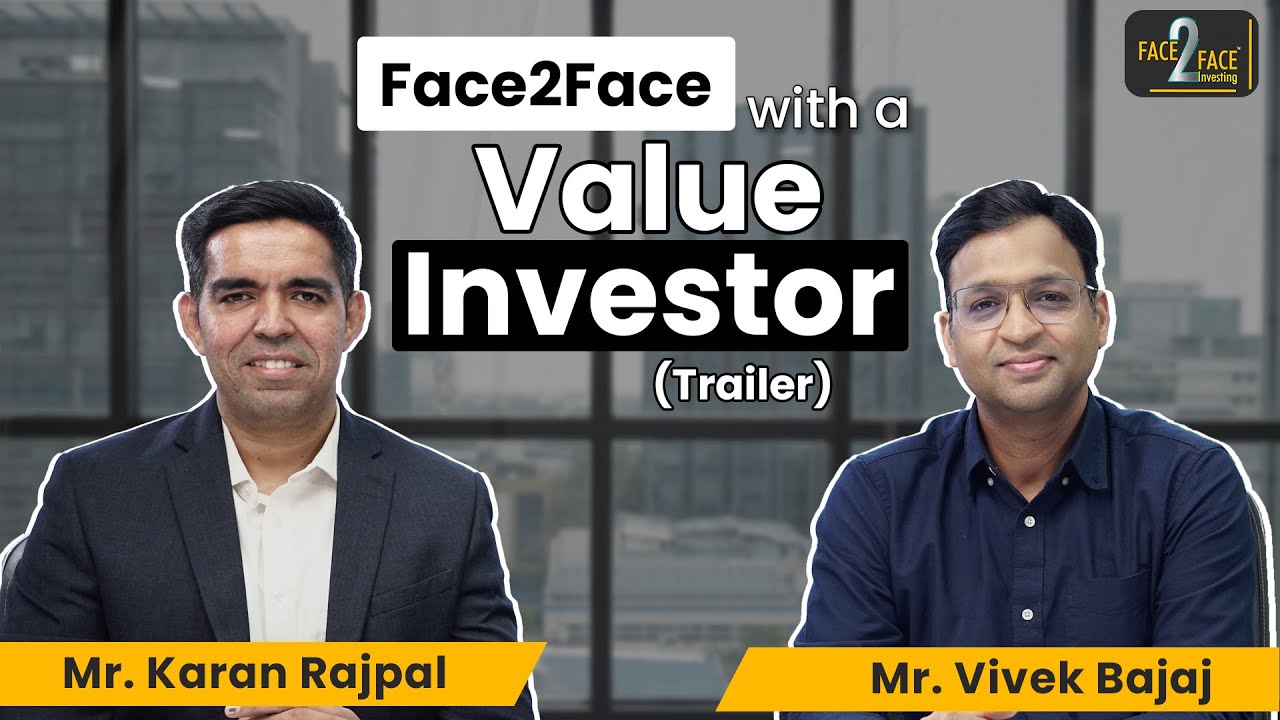 Masterclass on Value Investing !! #Face2Face (Trailer) | Karan Rajpal ...