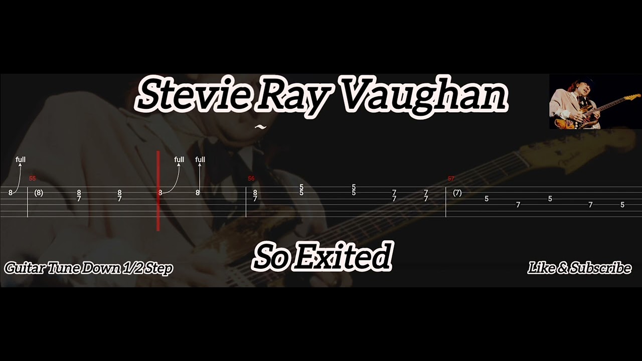 Stevie Ray Vaughan - So Excited ( Tab Guitar ) - YouTube