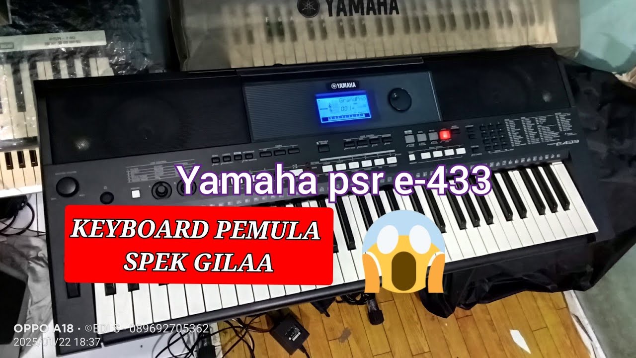 ⛔ YAMAHA PSR E-433 | FLESDIS | KONDISI ISTIMEWA | WA:089692705362 - YouTube