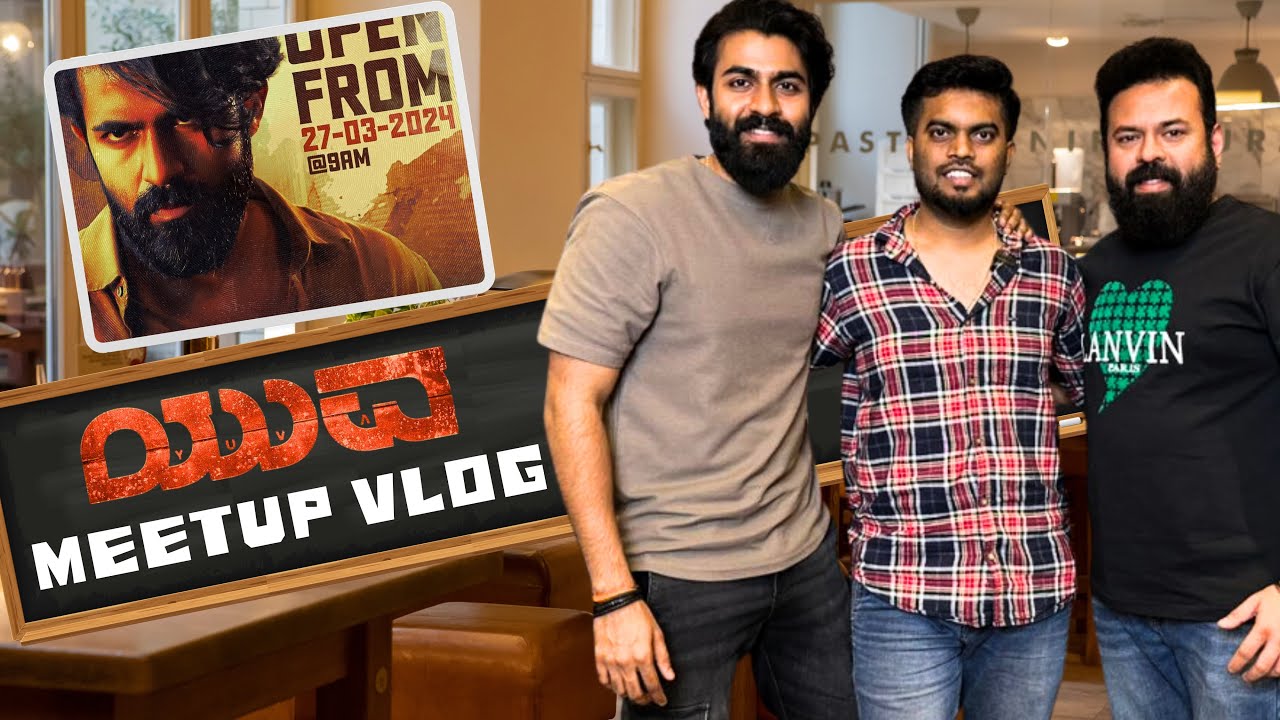 Vlog With Actor Yuva Rajkumar | Yuva Movie Interview Vlog | Name is ...