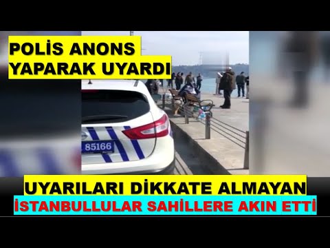 Tüm Uyarılara Rağmen VATANDAŞLAR SOKAĞA ÇIKIYOR, Polis Anons Yaparak Uyardı