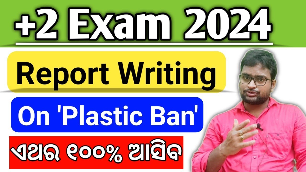 Report Writing On Plastic Ban | How To Write A Report | +2 2nd Year ...