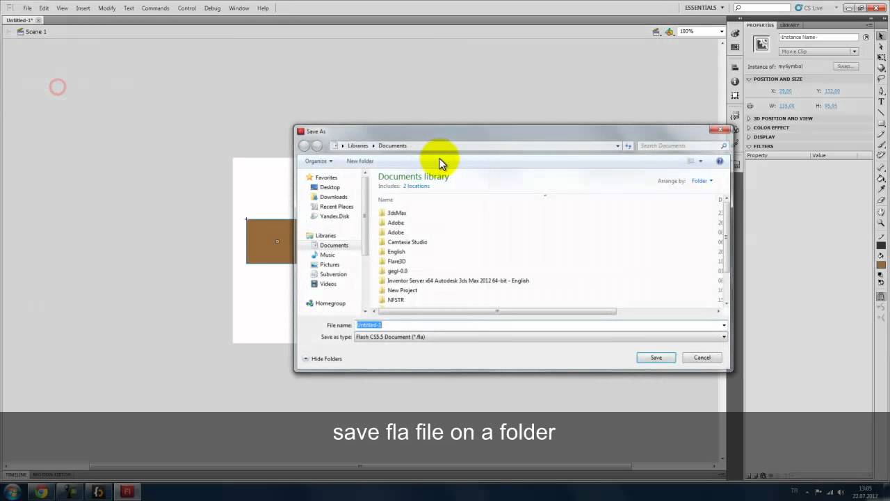 FlashDevelop Installation, flash ide demo project - YouTube
